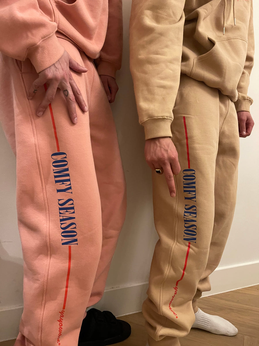 COMFY SEASON BY YAYOWAVE - MILLENNIAL PINK UNISEX JOGGER | FABERYAYO ...
